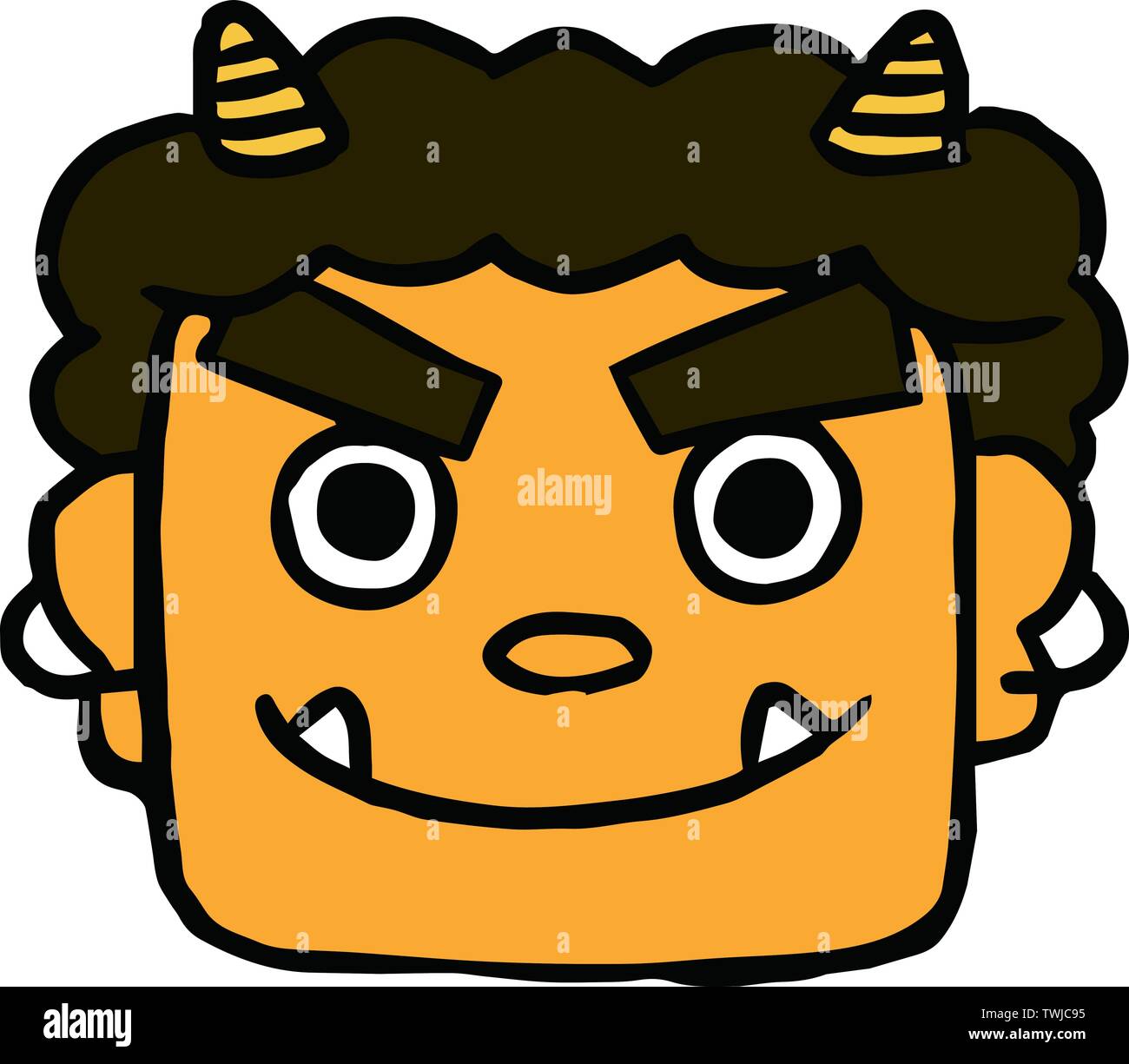 Setsubun Mask Template