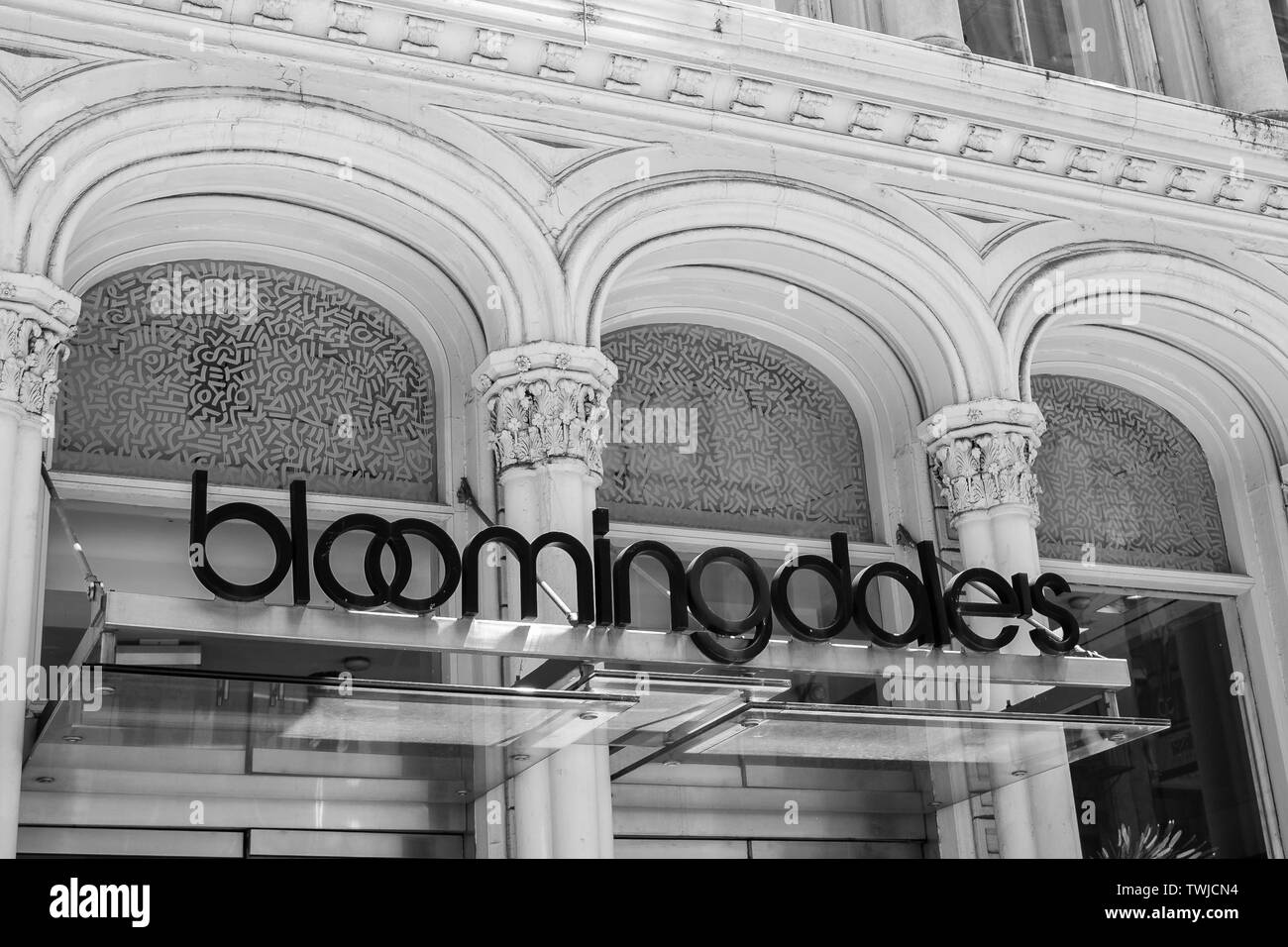 Department store Black and White Stock Photos & Images - Alamy