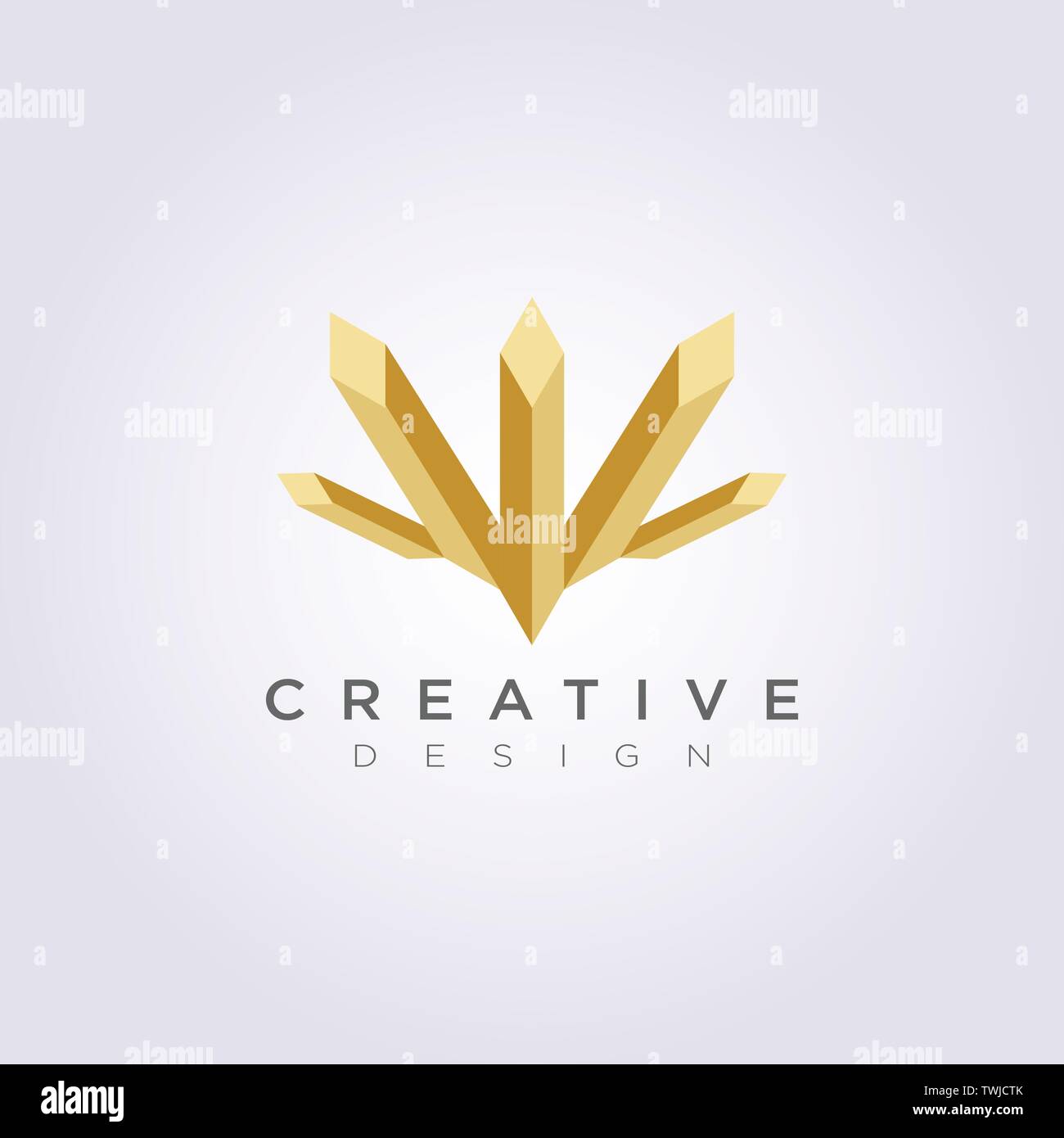 Stem Diamond Architecture Vector Illustration Design Clipart Symbol ...