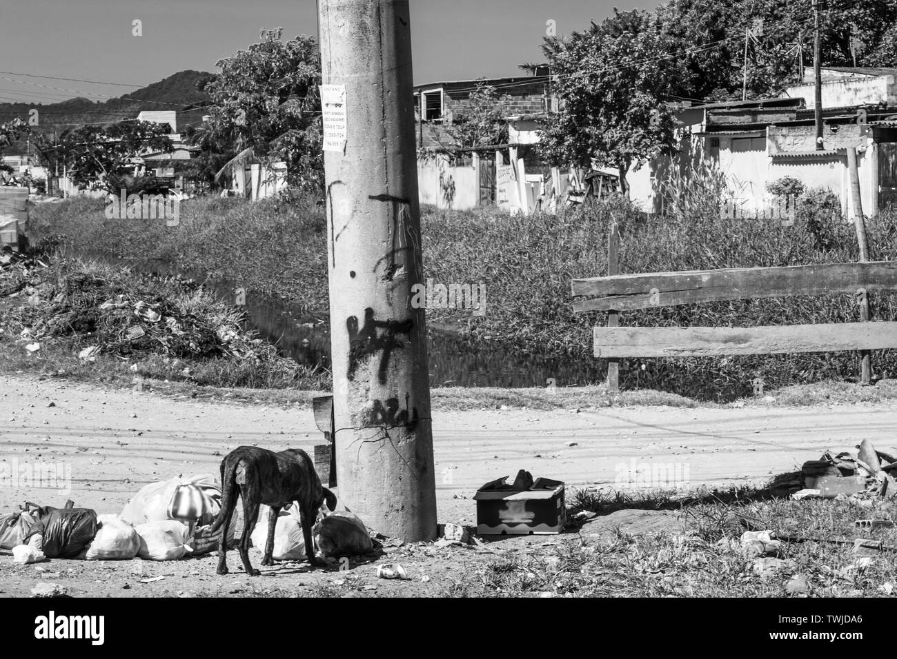 Rio poverty Black and White Stock Photos & Images - Alamy