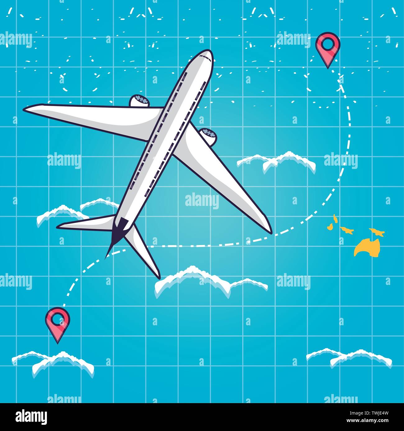 Airplane and gps design, Travel trip airport vacation journey holiday ...