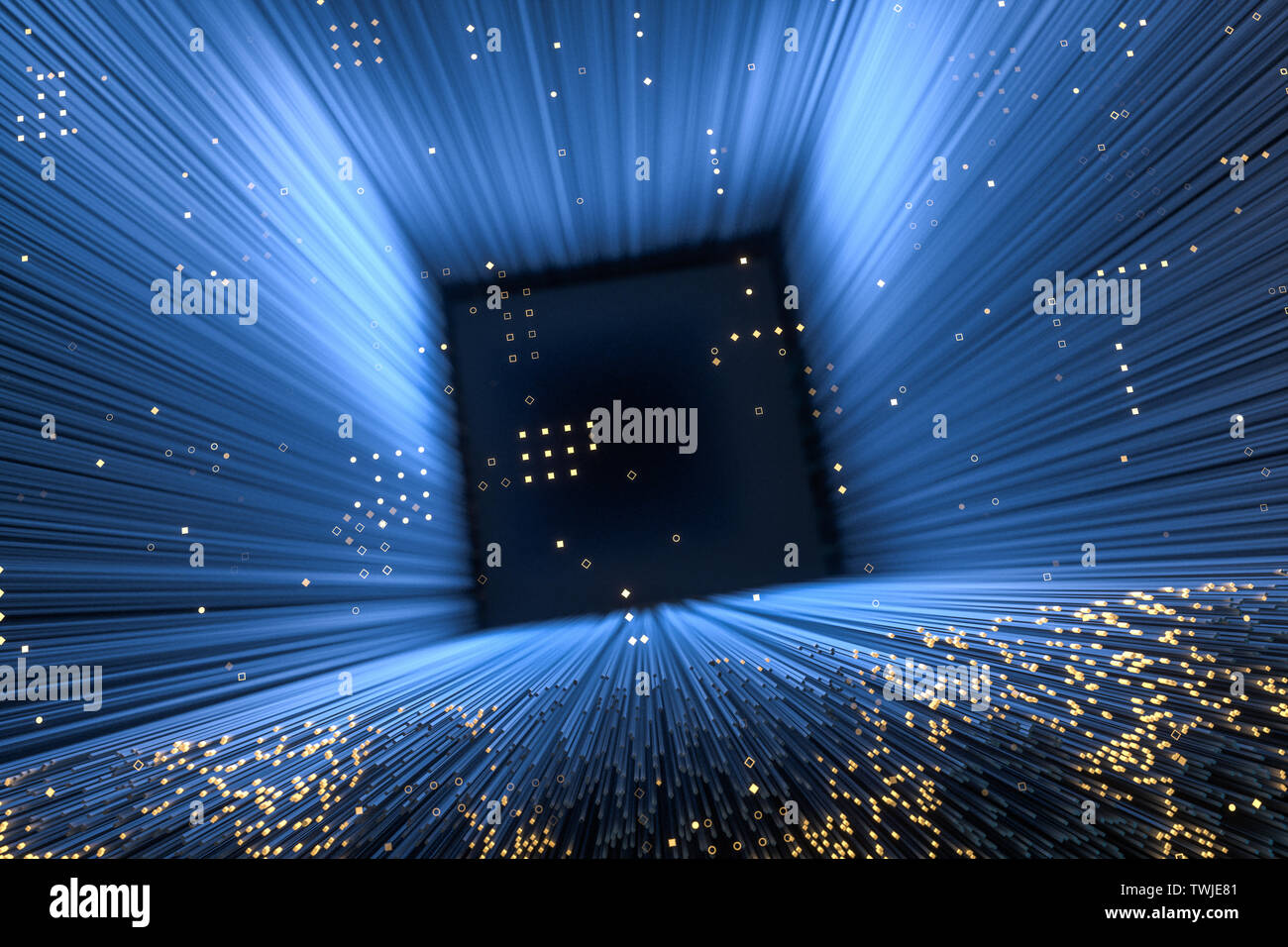 Tech-sensitive transistor background, three-dimensional rendering Stock ...