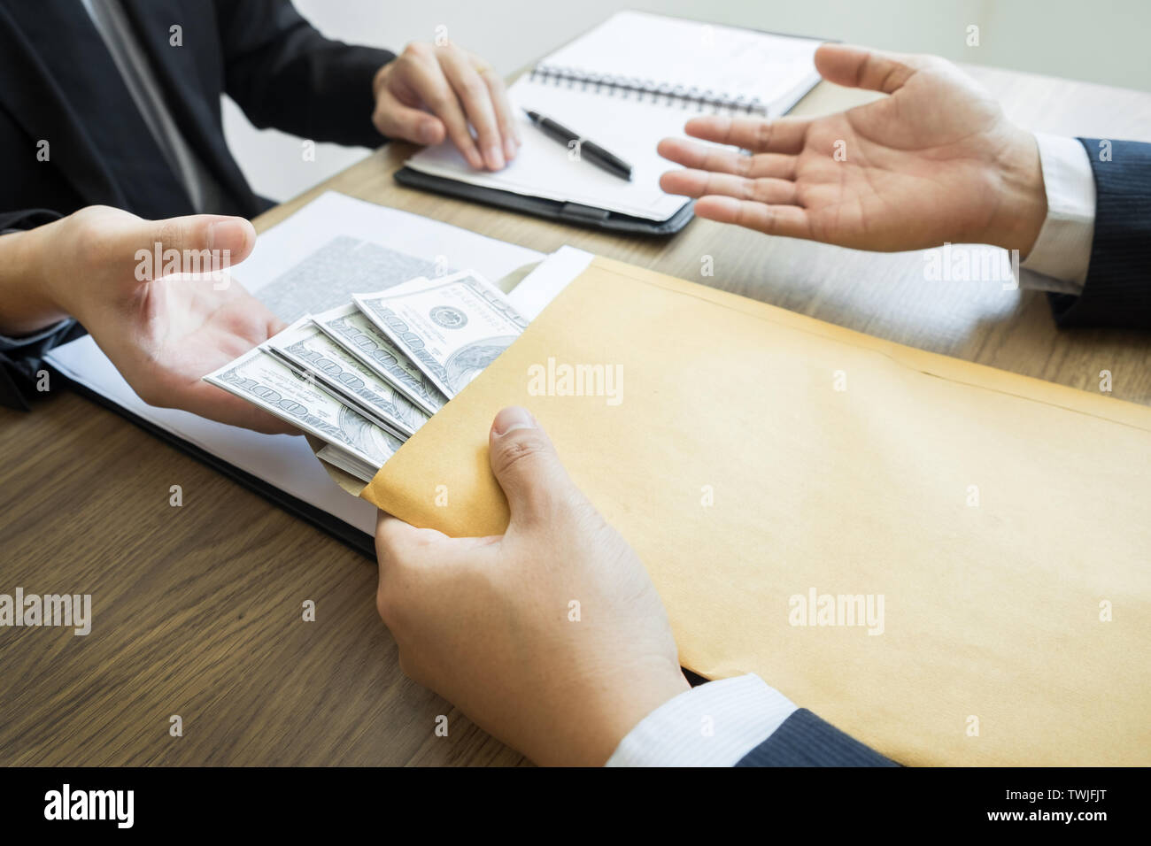 Corrupted businessman hi-res stock photography and images - Alamy