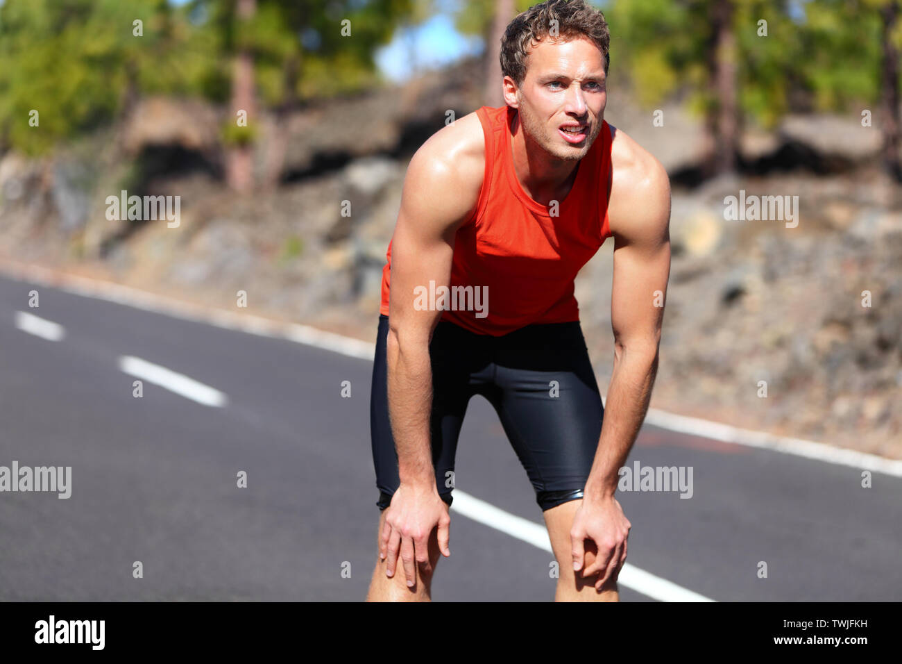 Exhausted Runner Road High Resolution Stock Photography and Images - Alamy