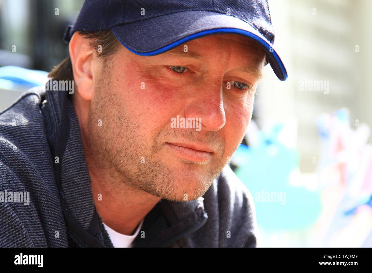 RICHARD RATCLIFFE WHILST ON HUNGER STRIKE OUTSIDE THE IRANIAN EMBASSY ...