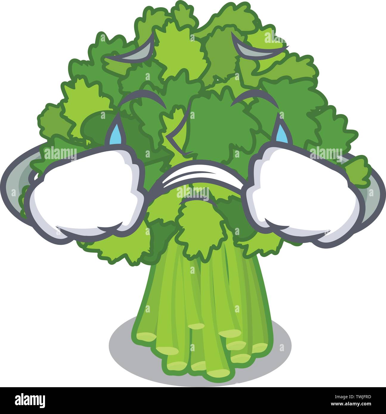 Sad brocolli Stock Vector Images - Alamy