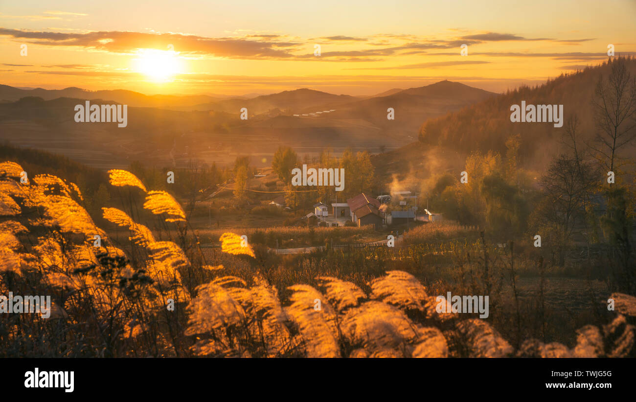 The scenery of Antu, Jilin Stock Photo - Alamy