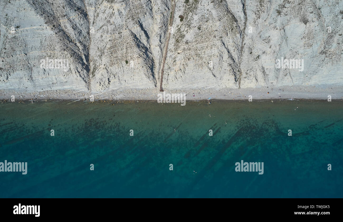 Staircase cliff on sea shore hi-res stock photography and images - Alamy