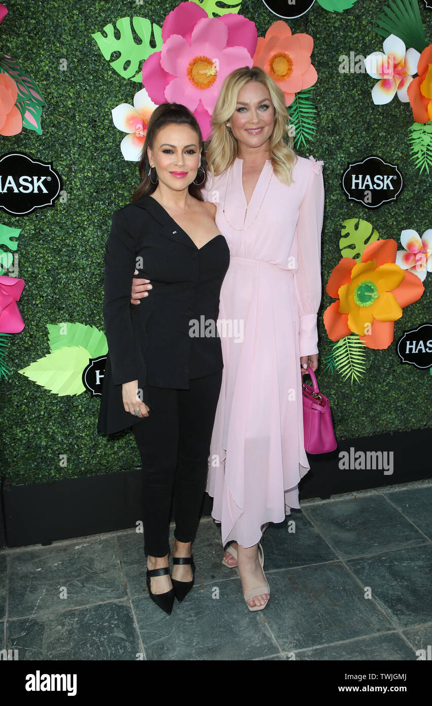 Lifetime's Summer Luau Featuring: Alyssa Milano, Elisabeth Röhm Where ...