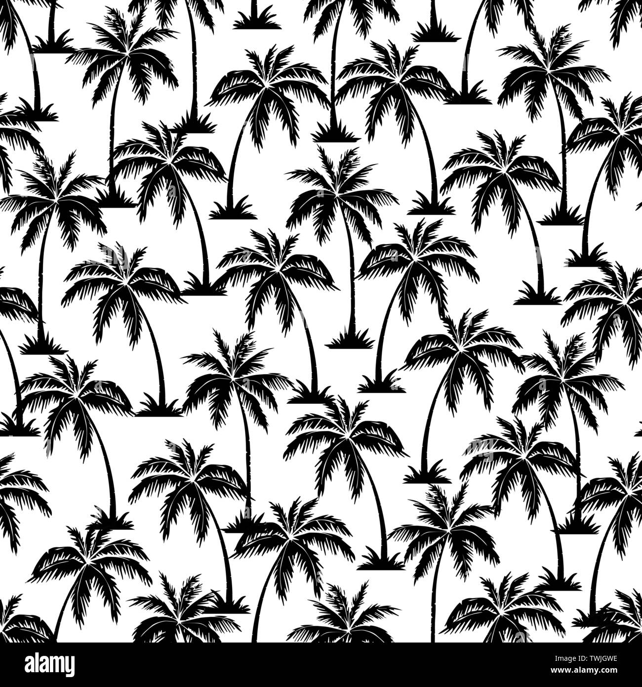 Palm Tree Pattern Background