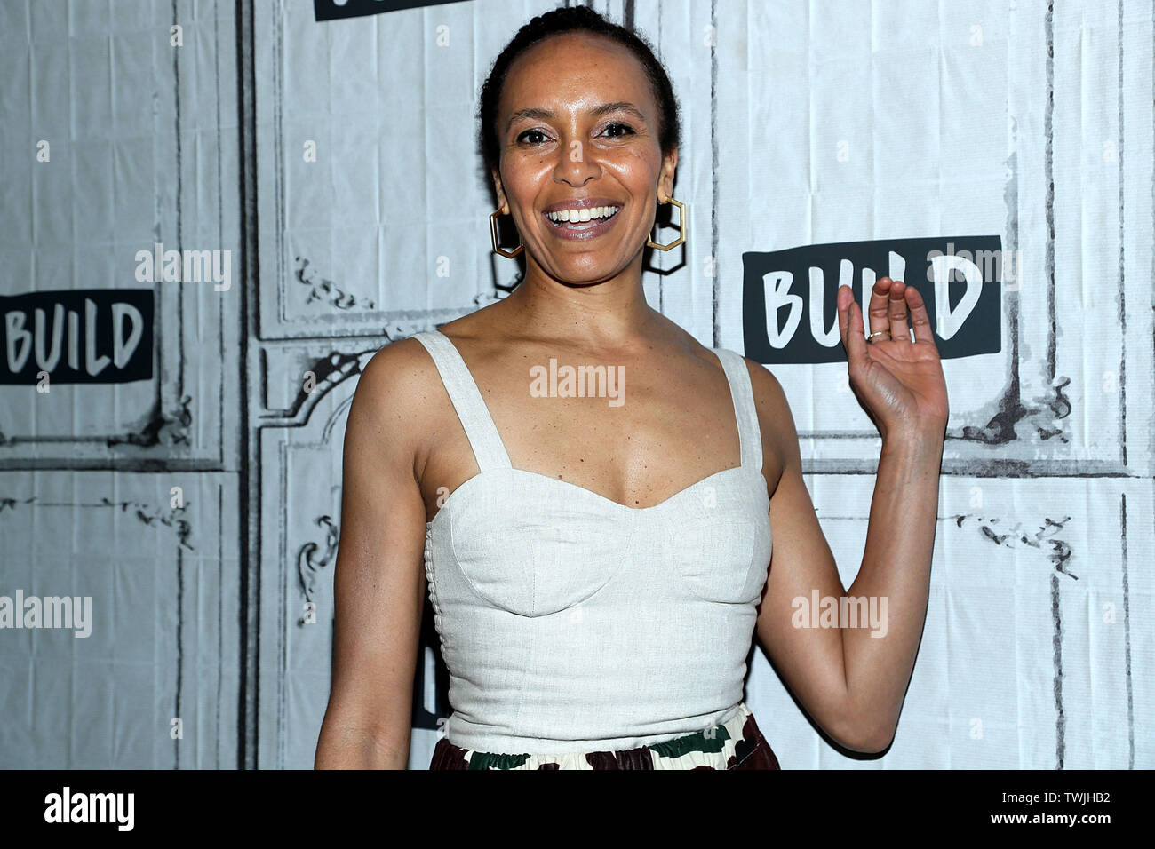 New York, USA. 20 June, 2019. Eisa Davis at the BUILD Speaker Series ...