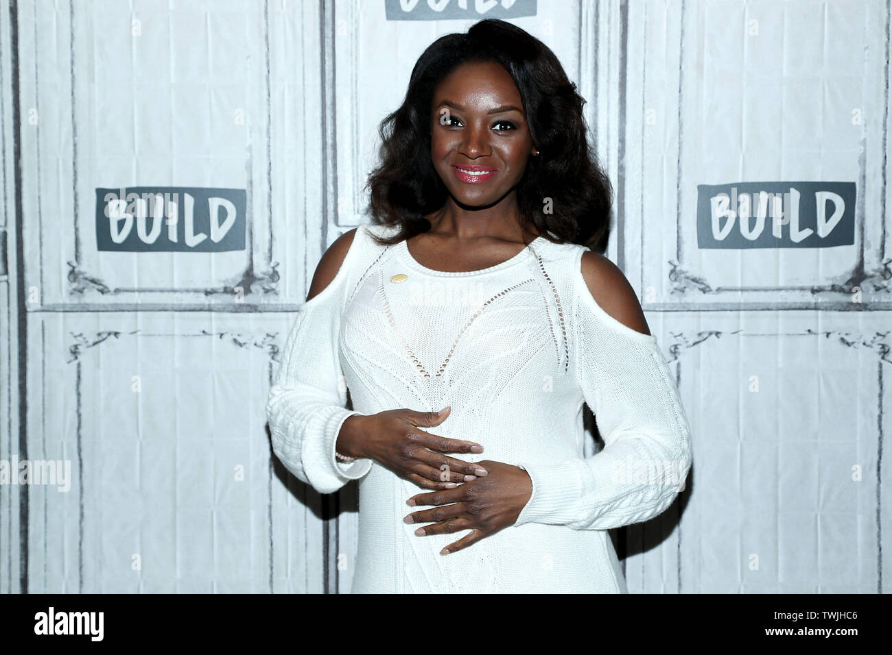 New York, USA. 20 June, 2019. Saycon Sengbloh at the BUILD Speaker ...