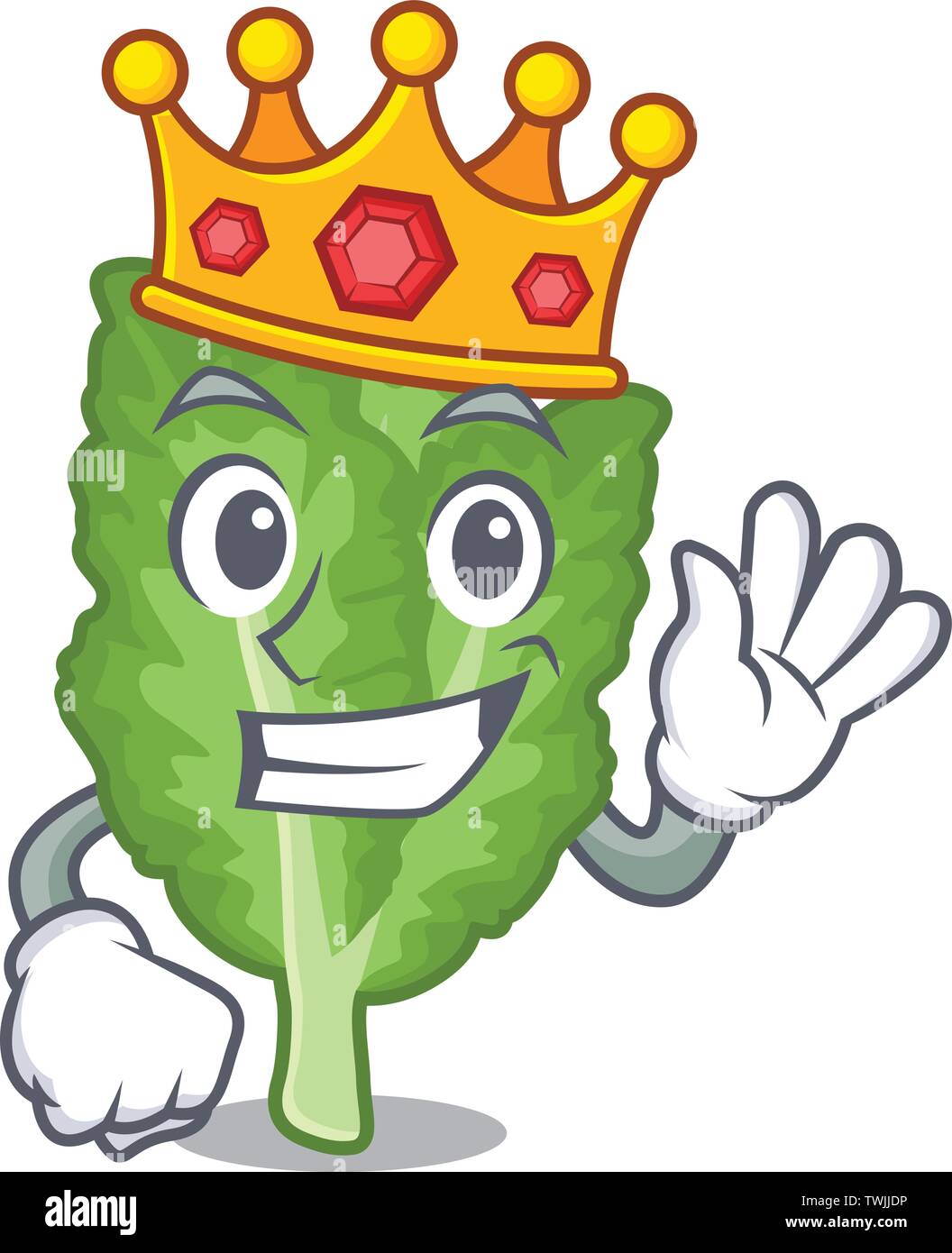 King green mustard in on a character Stock Vector Image & Art - Alamy