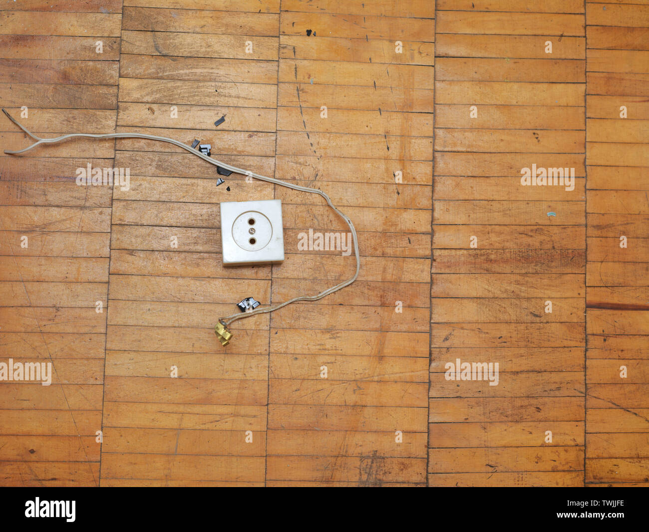 Old electric socket hi-res stock photography and images - Alamy