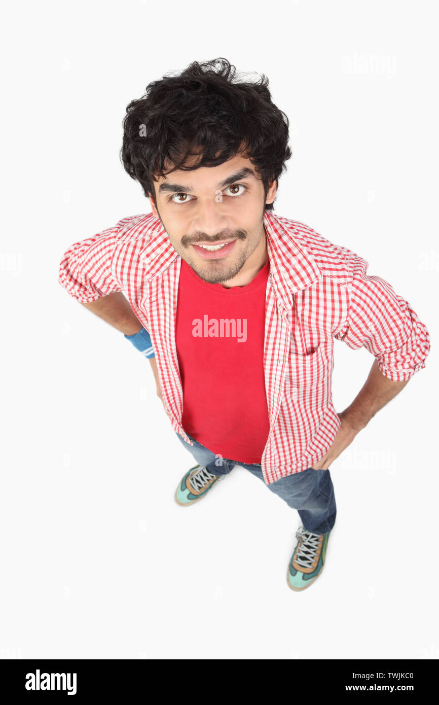 Feeling confident smiling young Cut Out Stock Images & Pictures - Alamy