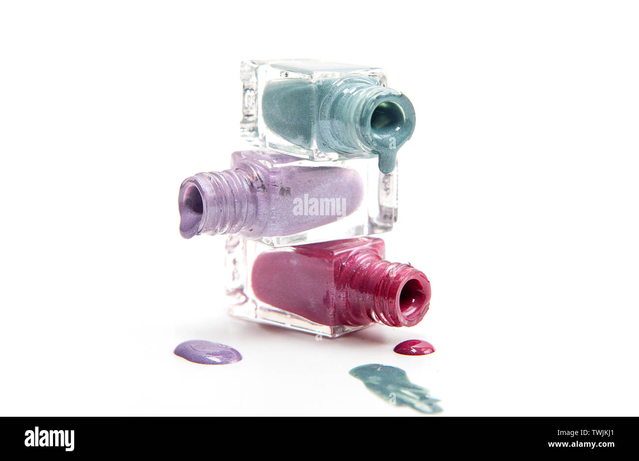 A combination of nail polish Stock Photo - Alamy
