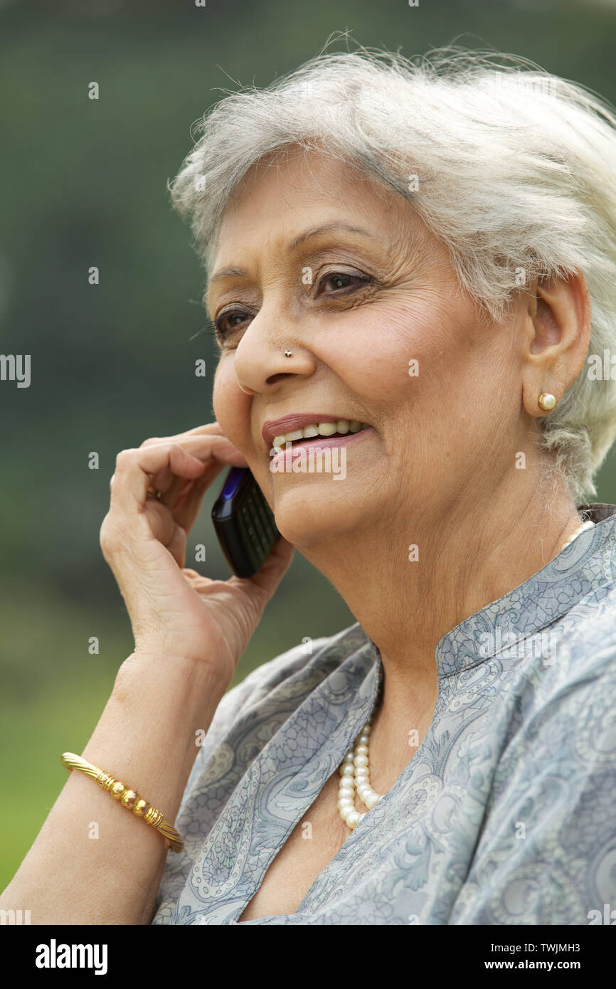 Cel talking hi-res stock photography and images - Alamy