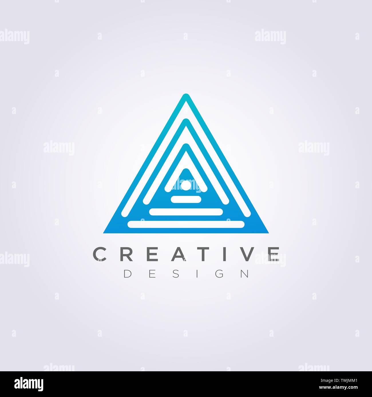 Abstract Triangle Vector Illustration Design Clipart Symbol Logo ...