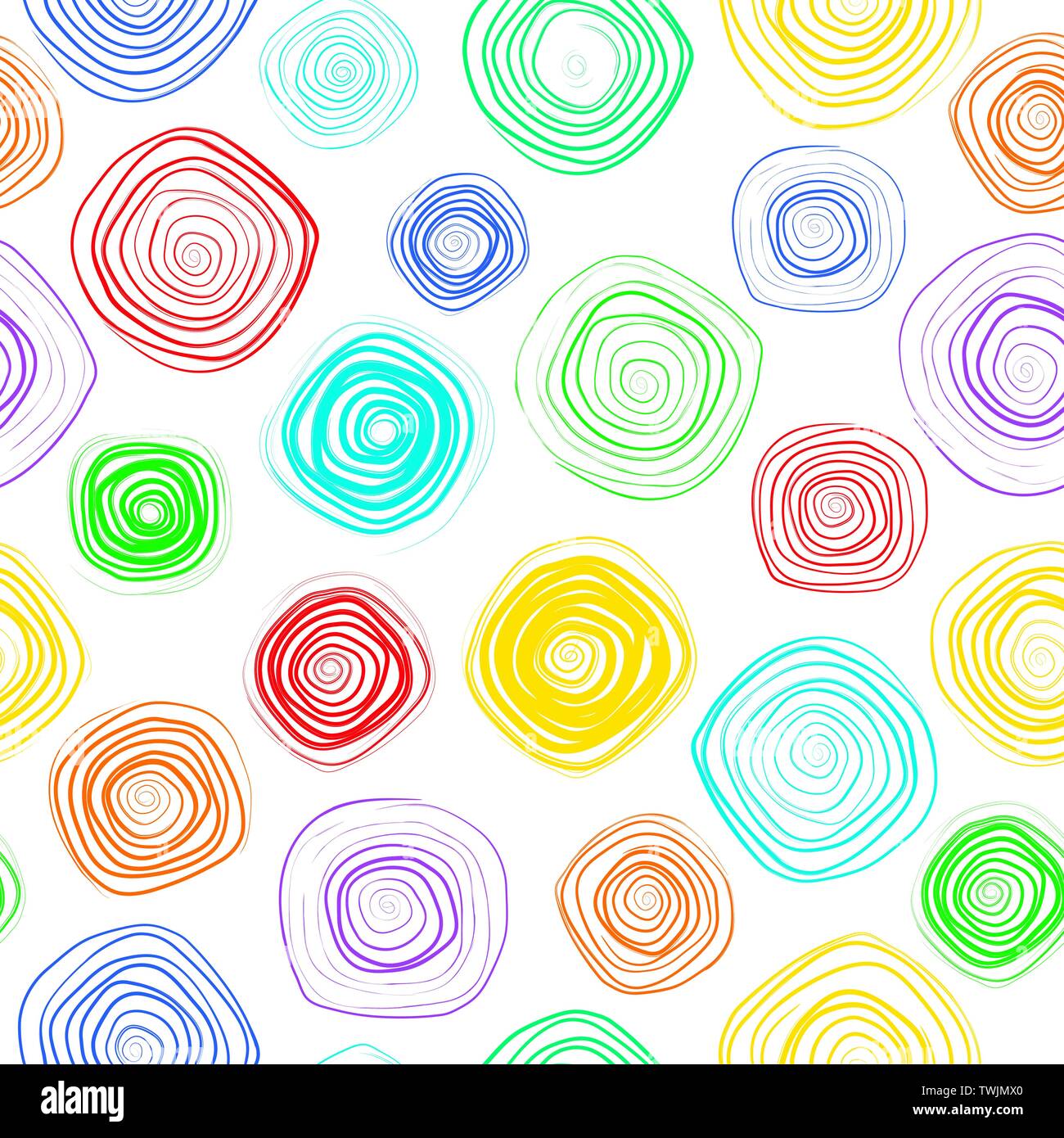 Seamless spiral abstraction Stock Vector Images - Alamy