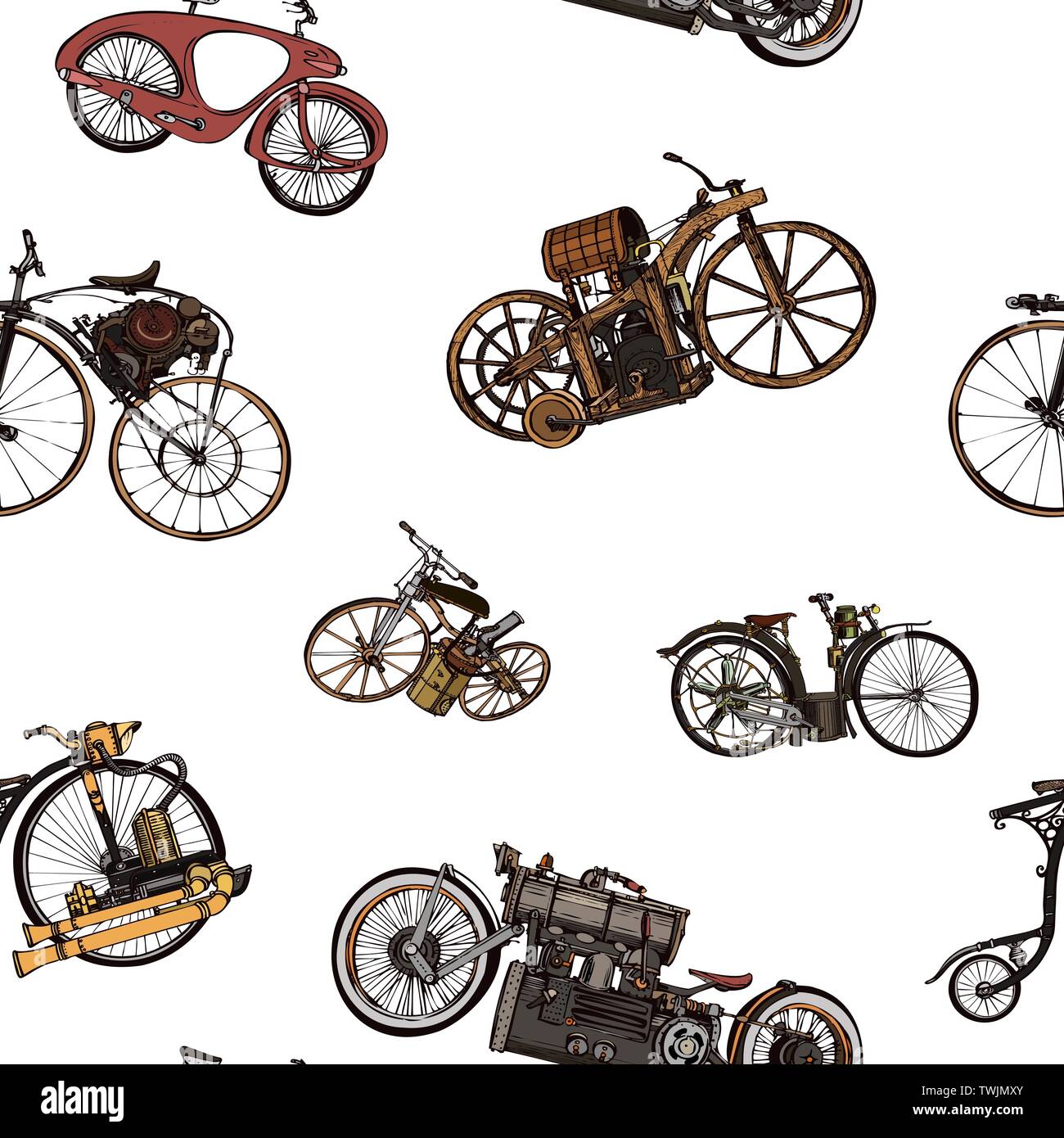 Steampunk bike hi-res stock photography and images - Alamy