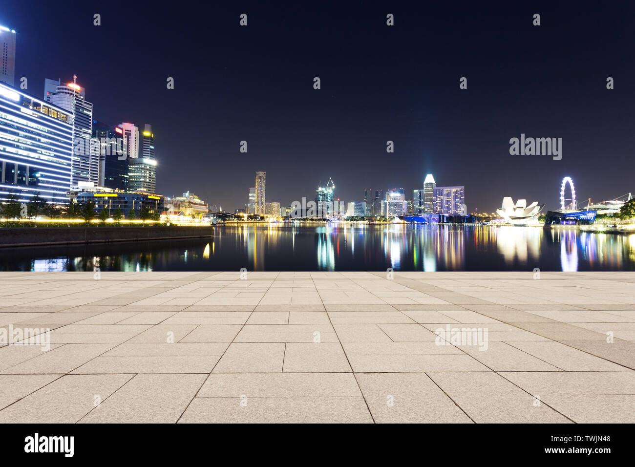 Night view of the city Stock Photo - Alamy
