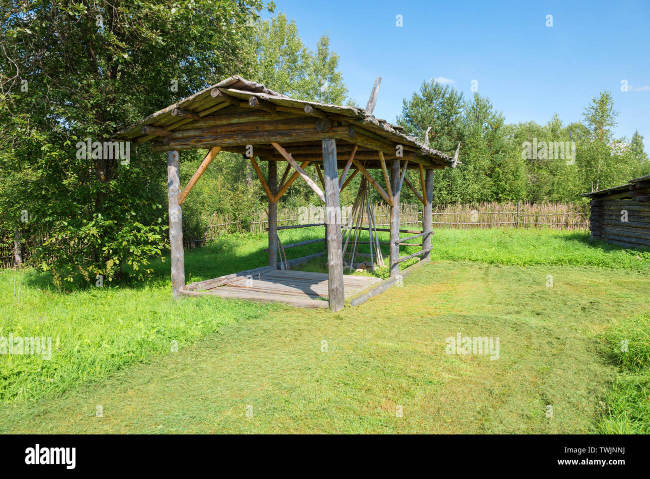 Housekeeping structure for storing hay in a tenth century Slavic ...