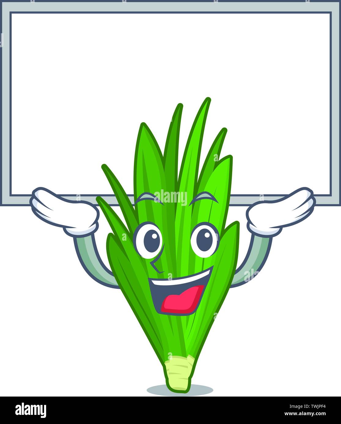 Up board pandan leaves isolated in the cartoon Stock Vector Image & Art ...