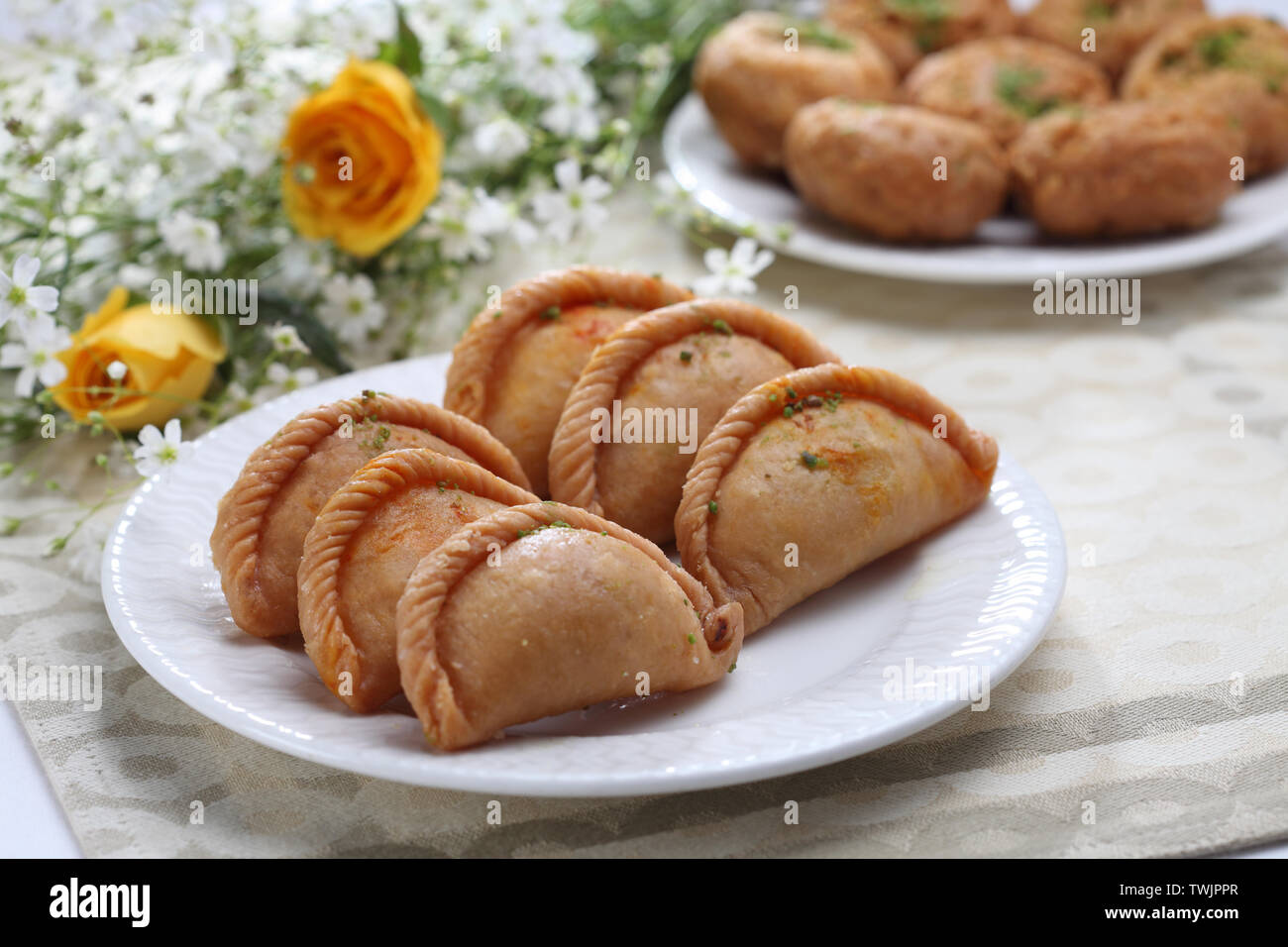 Holi gujiya hi-res stock photography and images - Alamy