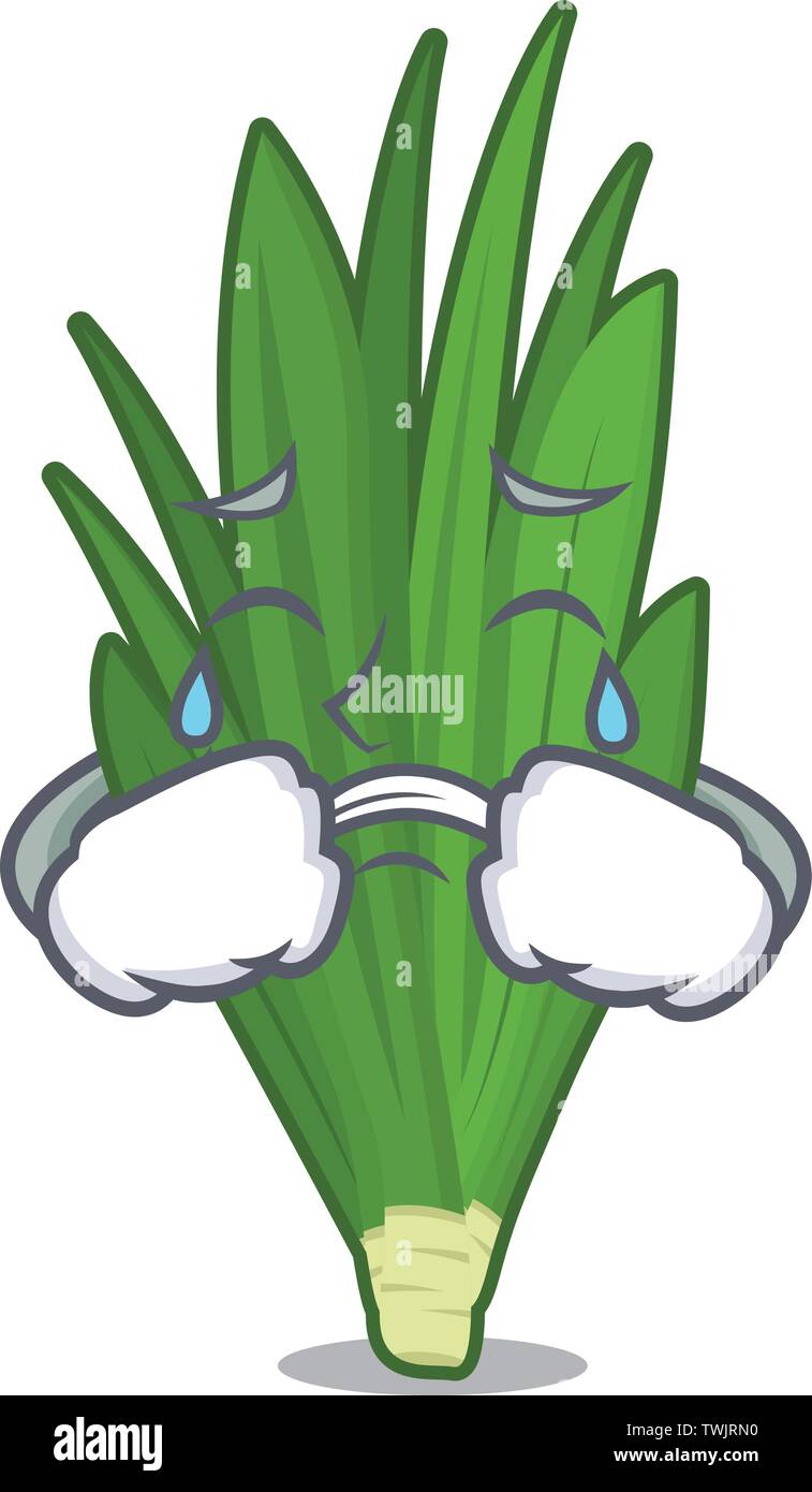 Crying pandan leaves in the cartoon shape Stock Vector Image & Art - Alamy