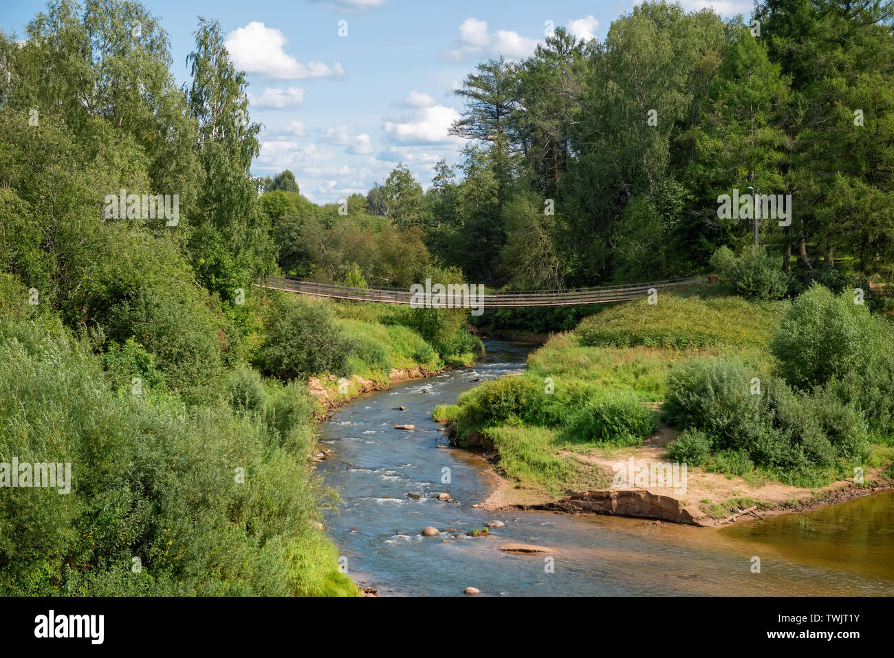 Landscape belaya river flowing hi-res stock photography and images - Alamy