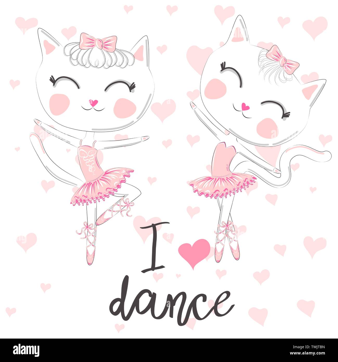 T shirt design. Modern fashion style on white background with heart. I ...