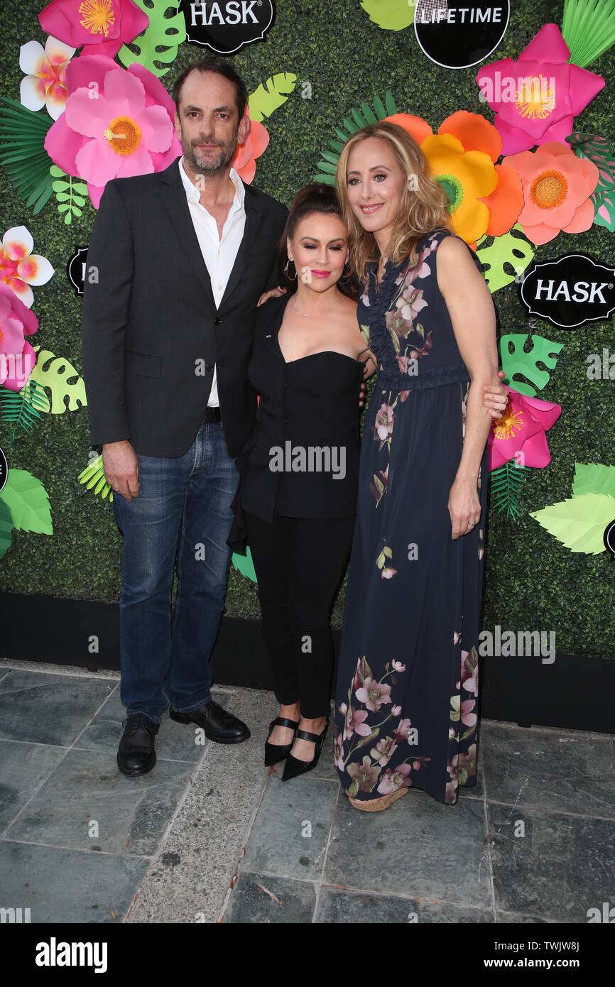 Lifetime's Summer Luau Featuring: Manu Boyer, Alyssa Milano, Kim Raver ...
