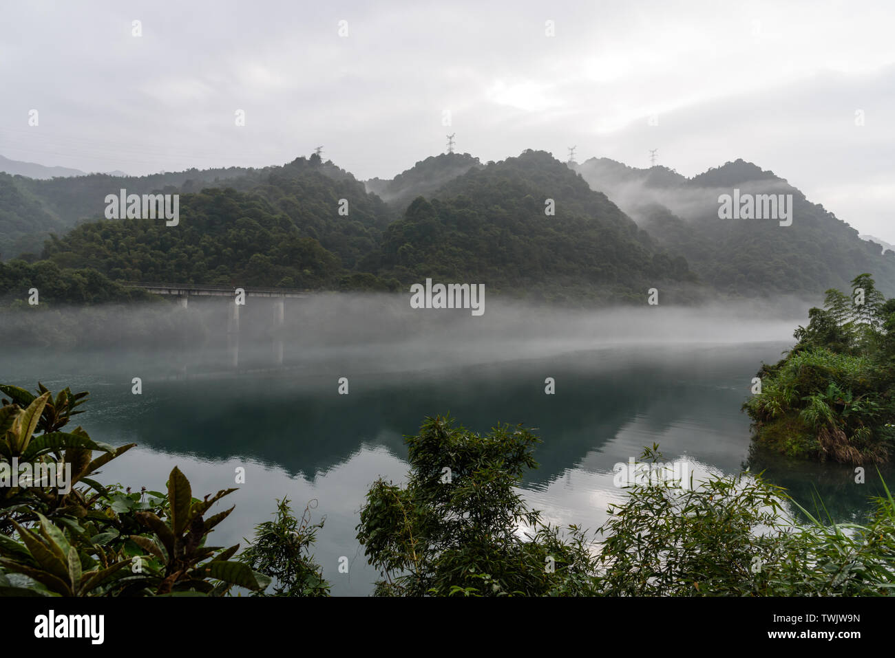 Scenery of Dongjiang Lake in Chenzhou, Hunan Province Stock Photo - Alamy