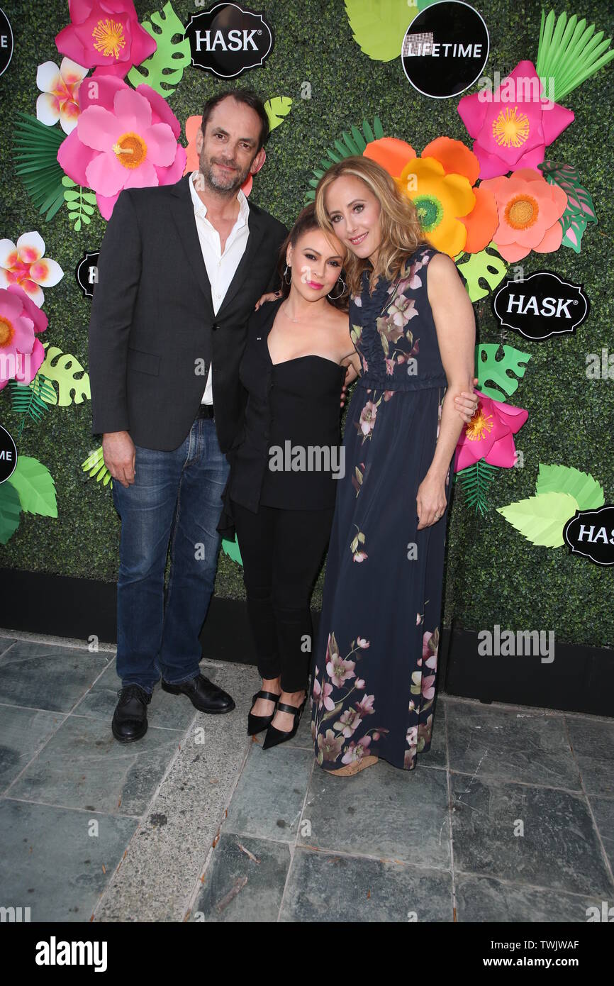 Lifetime's Summer Luau Featuring: Manu Boyer, Alyssa Milano, Kim Raver ...