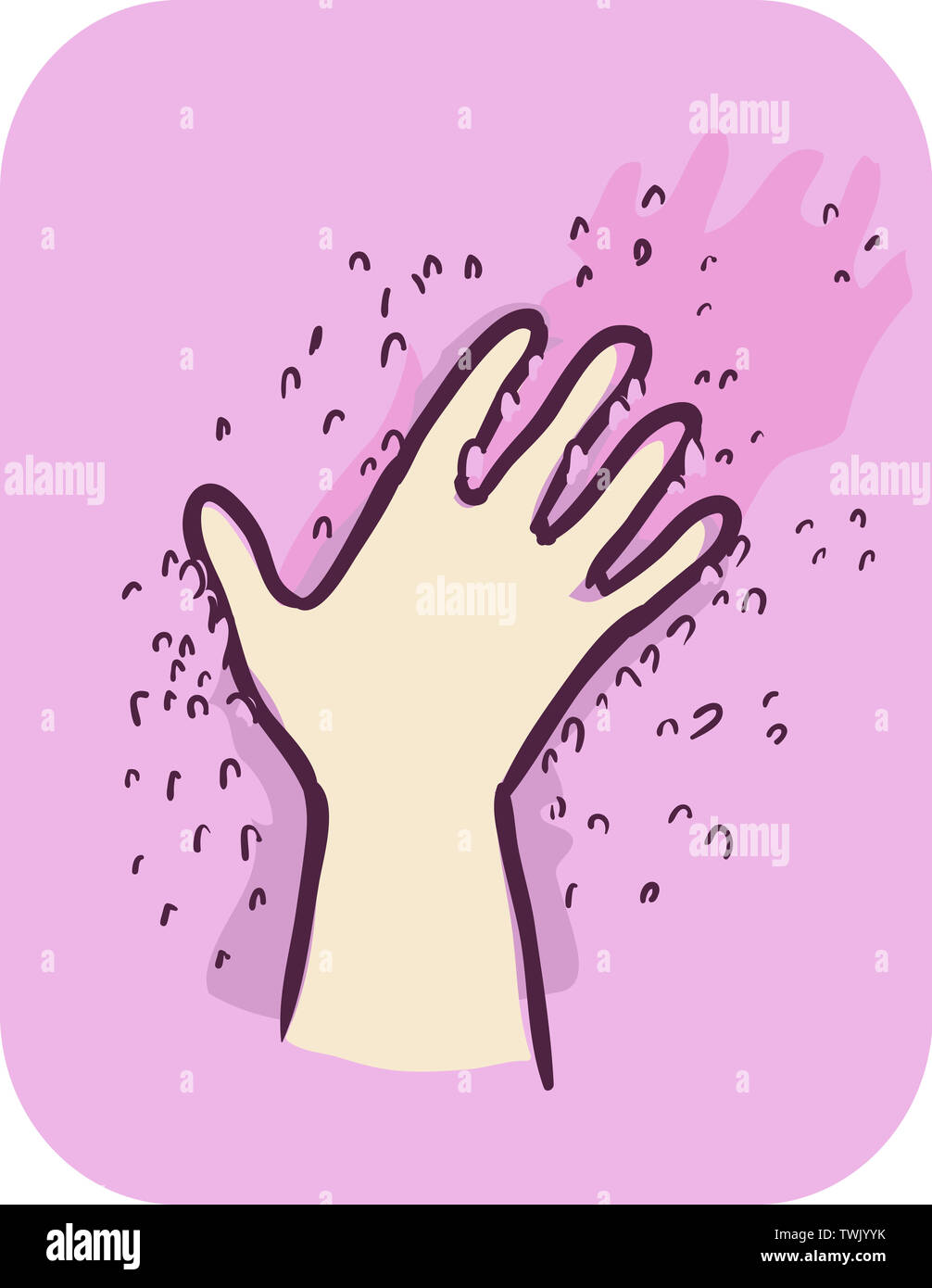 Illustration of a Kid Boy Feeling the Soft Texture of Carpet Stock ...