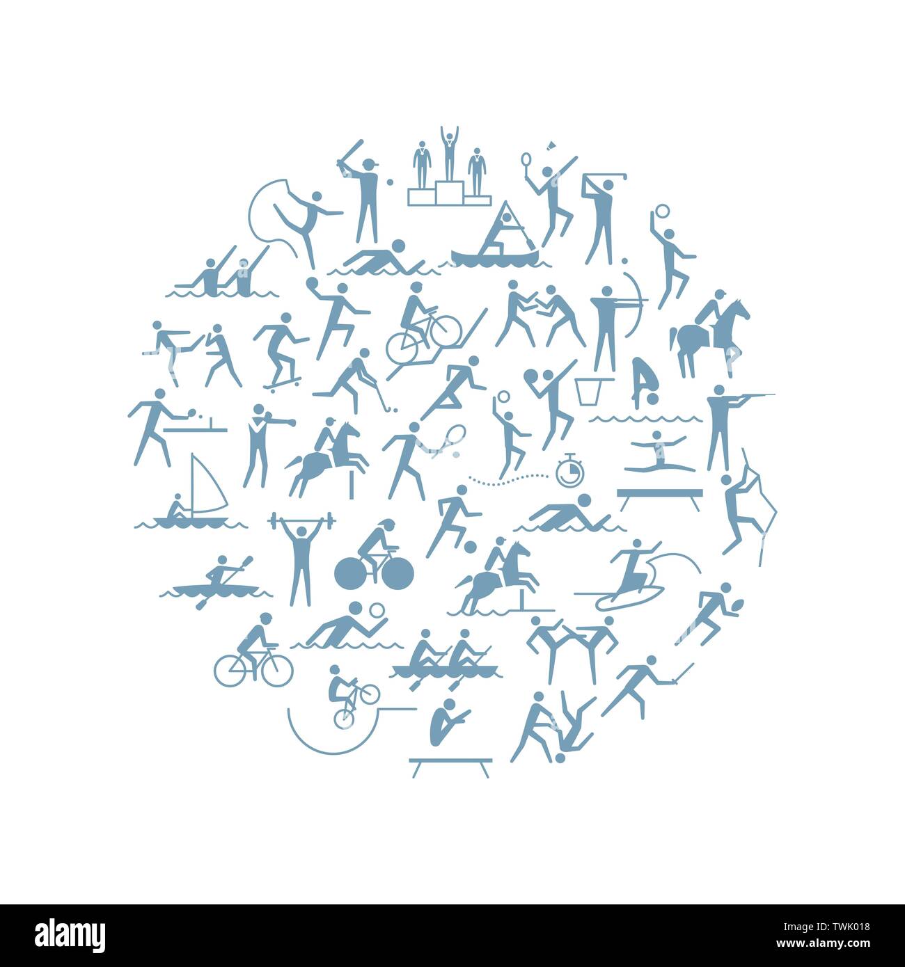 Sport athletics Stock Vector Images - Alamy