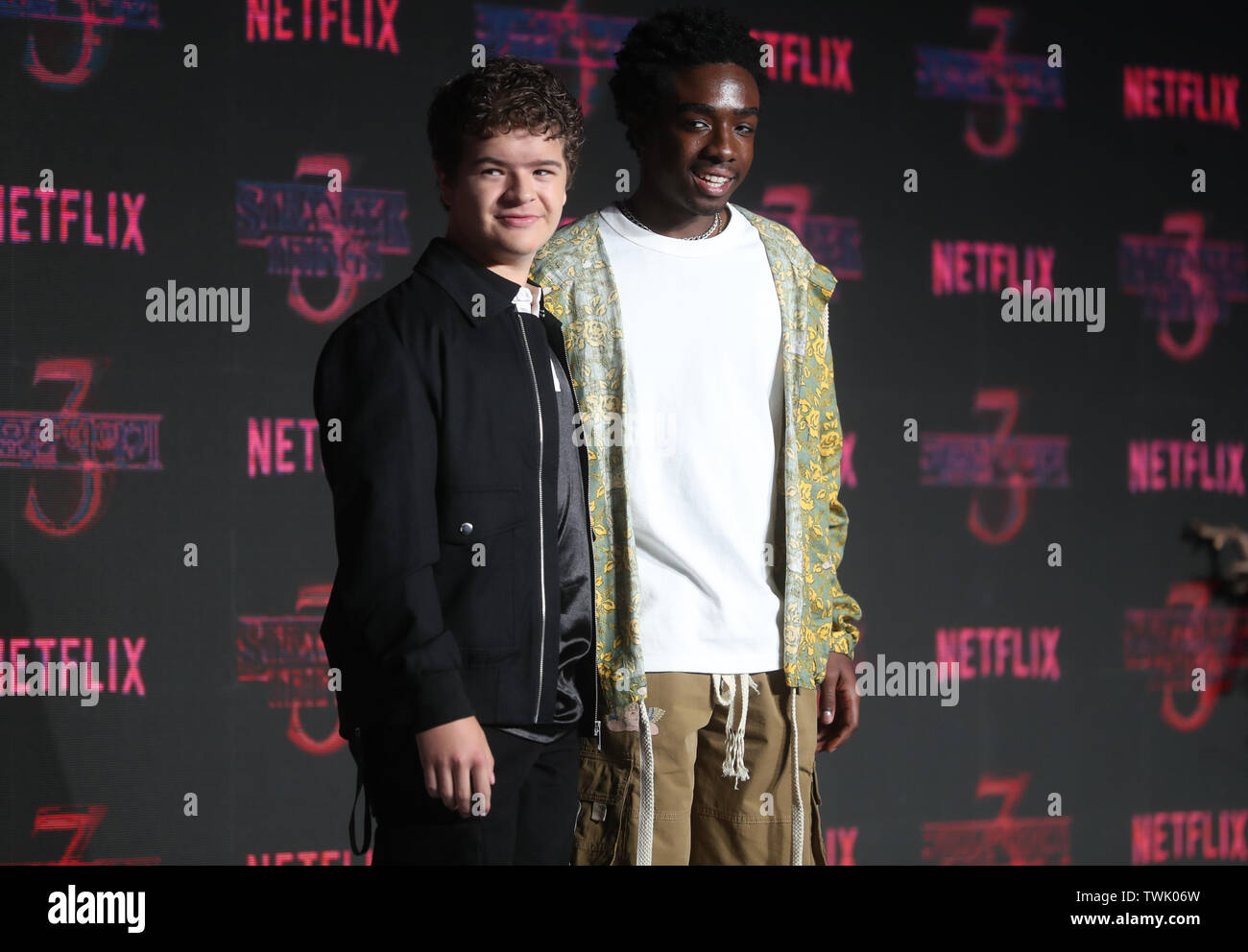 Seoul, South Korea. 21st June, 2019. 'Stranger Things' actors in Seoul ...