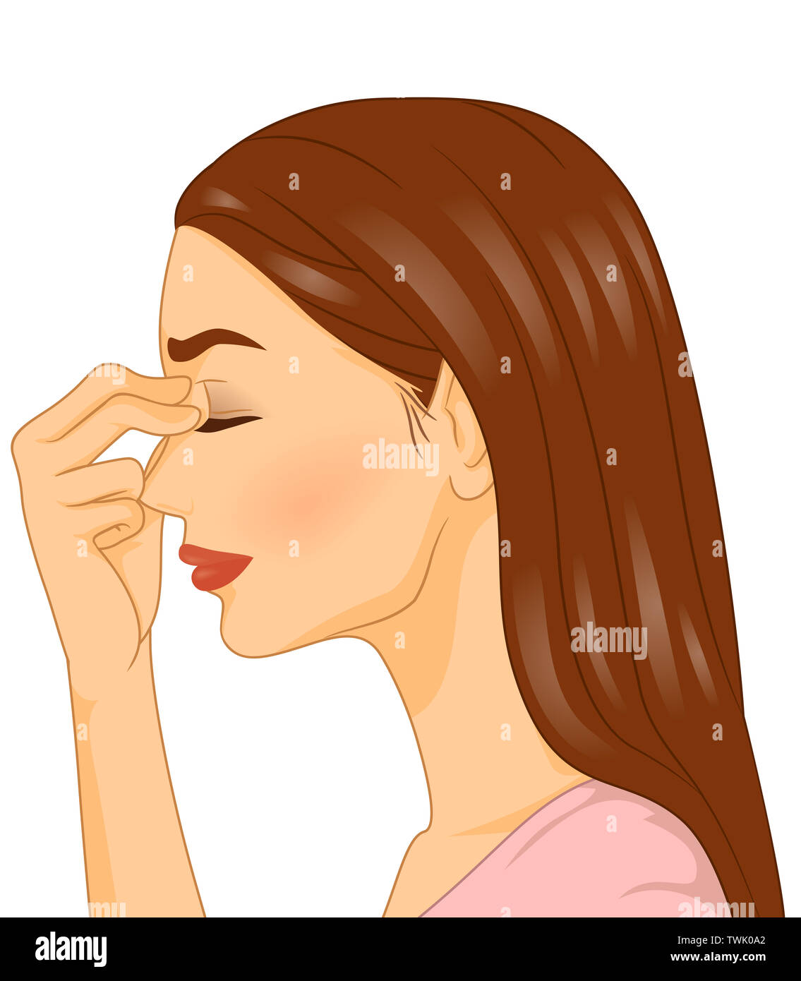 Pressure point headache relief hi-res stock photography and images - Alamy