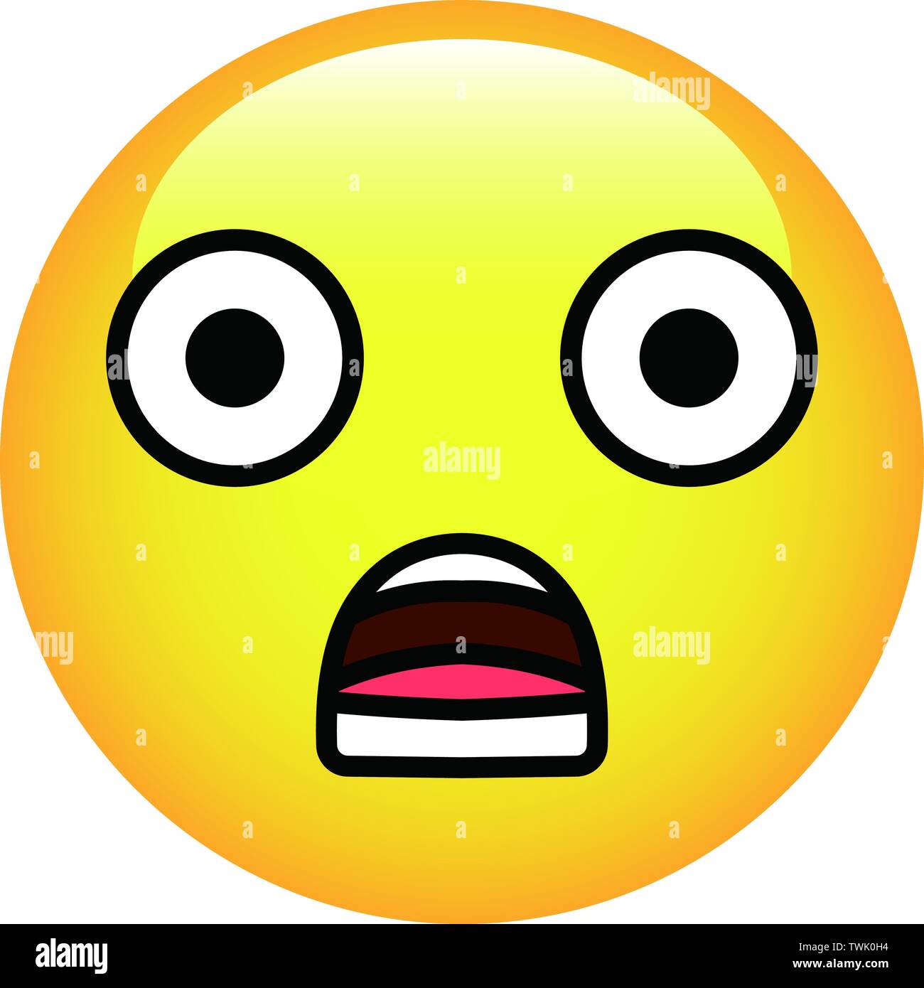 This is an illustration of pop face expression Stock Vector Image & Art ...