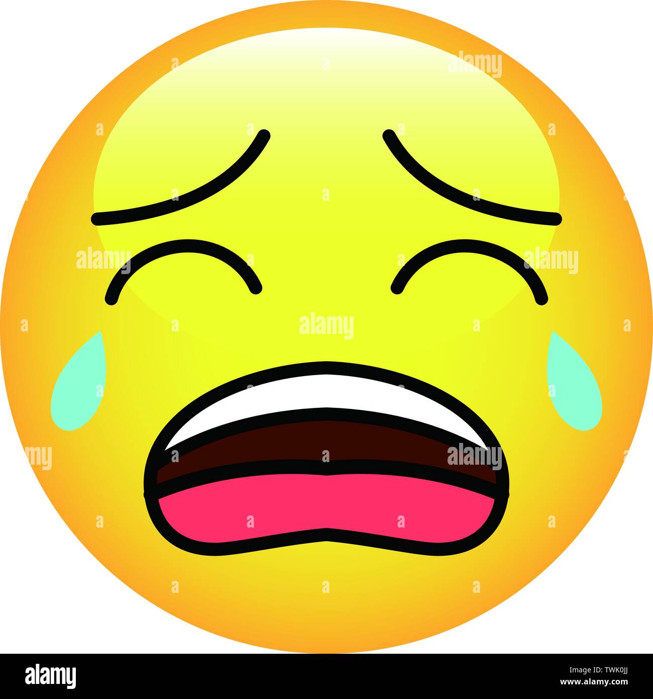 This is an illustration of pop face expression Stock Vector Image & Art ...