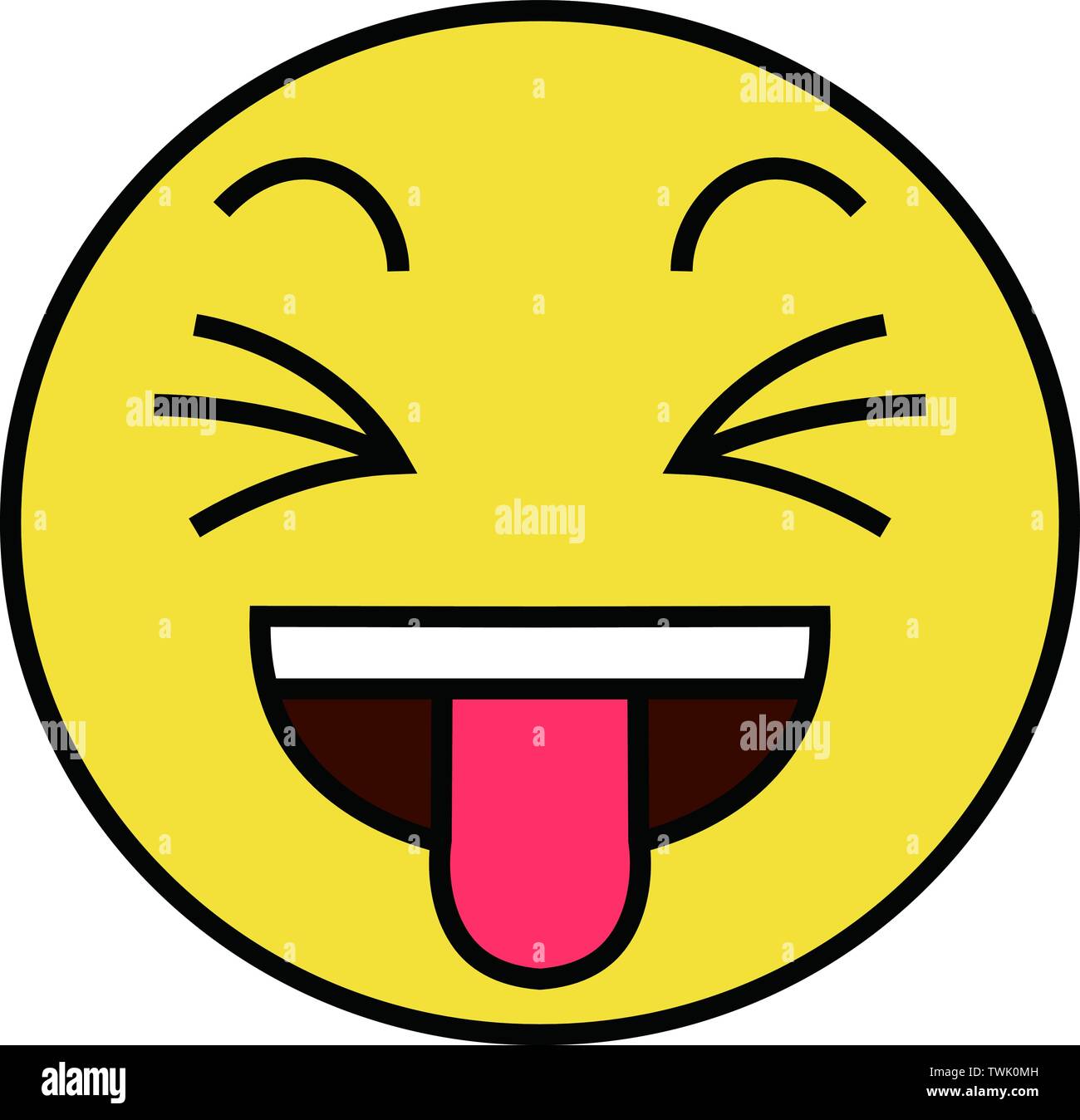 This is an illustration of pop face expression Stock Vector Image & Art ...