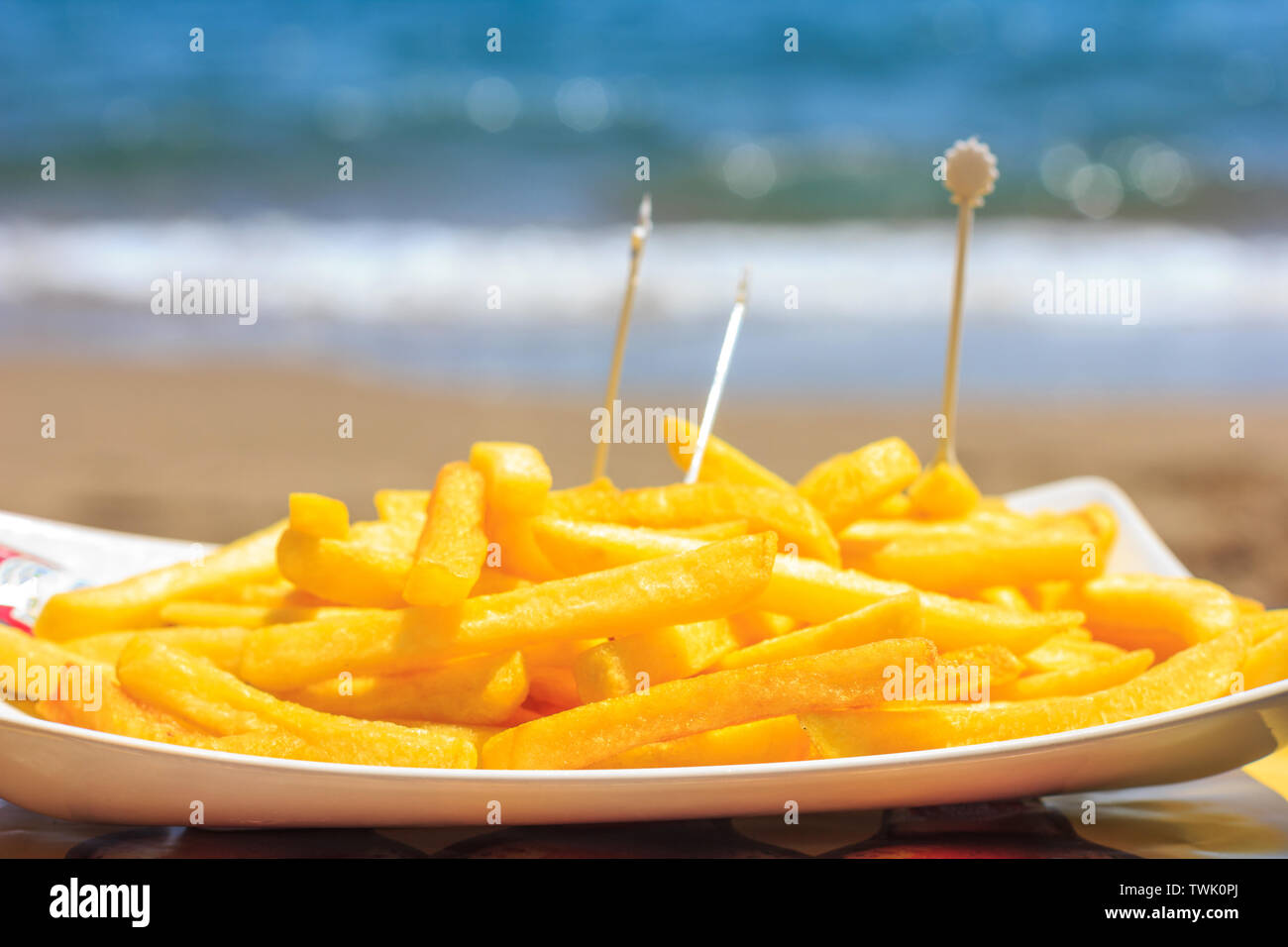 Beach Fries High Resolution Stock Photography and Images - Alamy