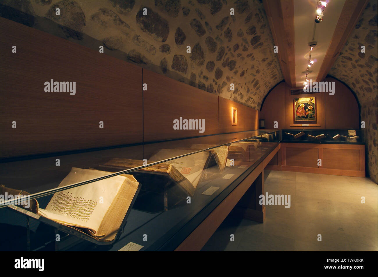 Egypt, Sinai, Saint (St) Catherine's monastery. Inside the museum ...