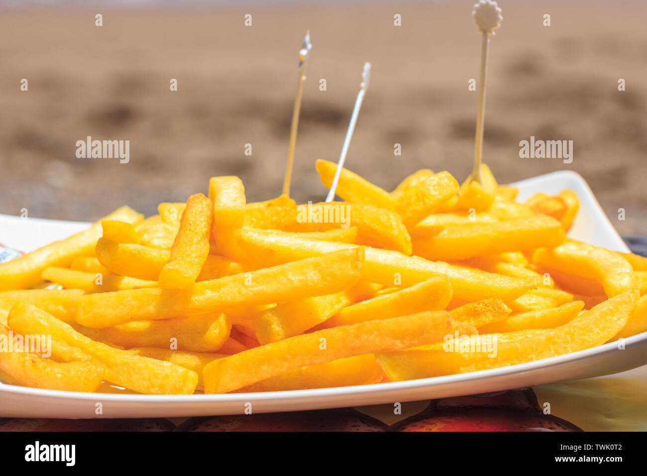 Beach Fries High Resolution Stock Photography and Images - Alamy