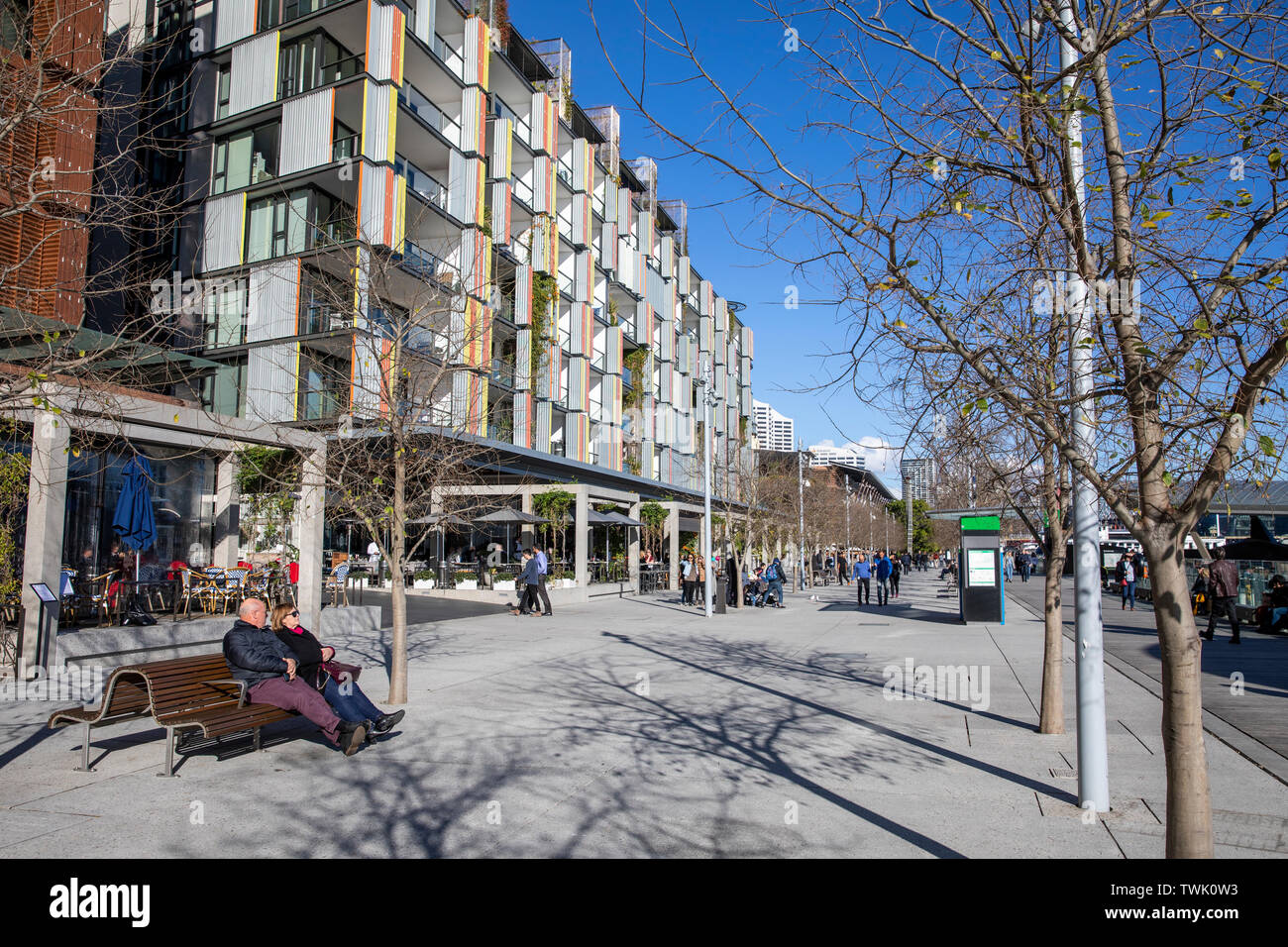 Mixed use development at Barangaroo in Sydney city centre, with ...