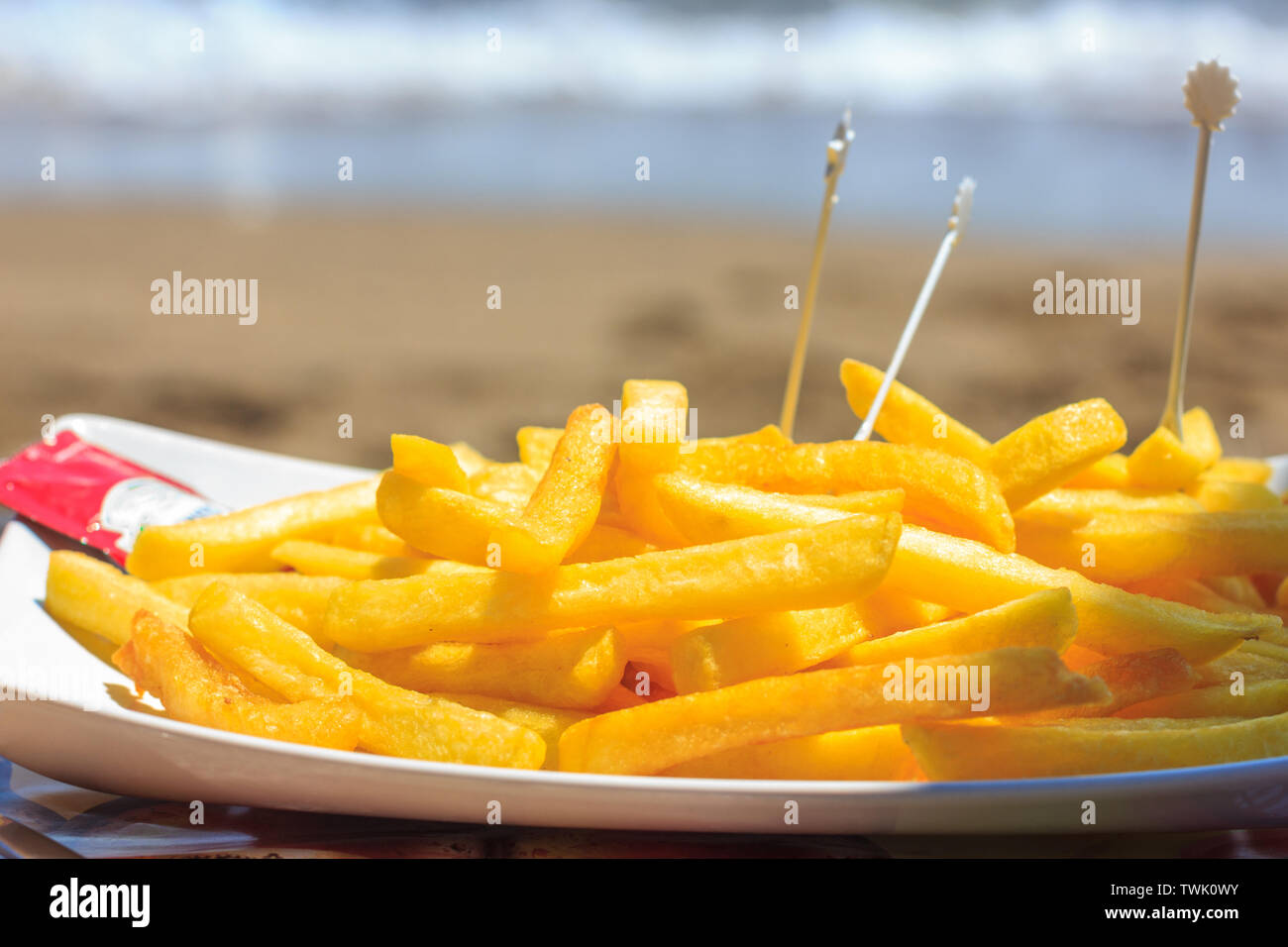 Beach Fries High Resolution Stock Photography and Images - Alamy