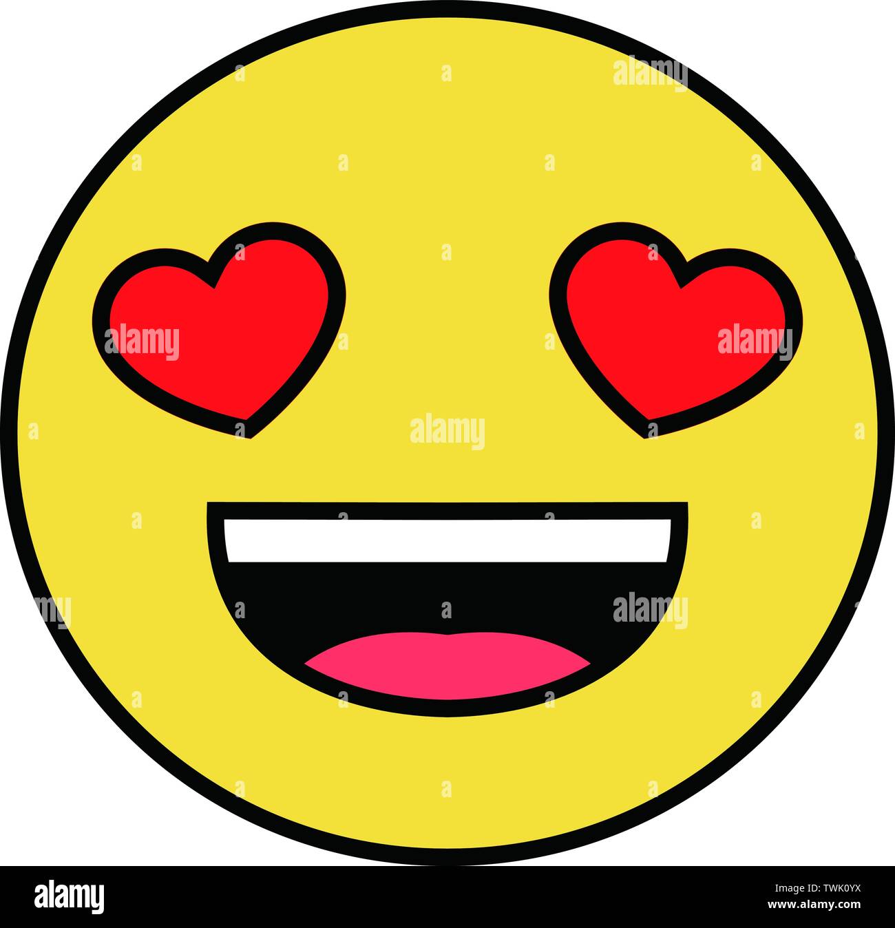 This is an illustration of pop face expression Stock Vector Image & Art ...