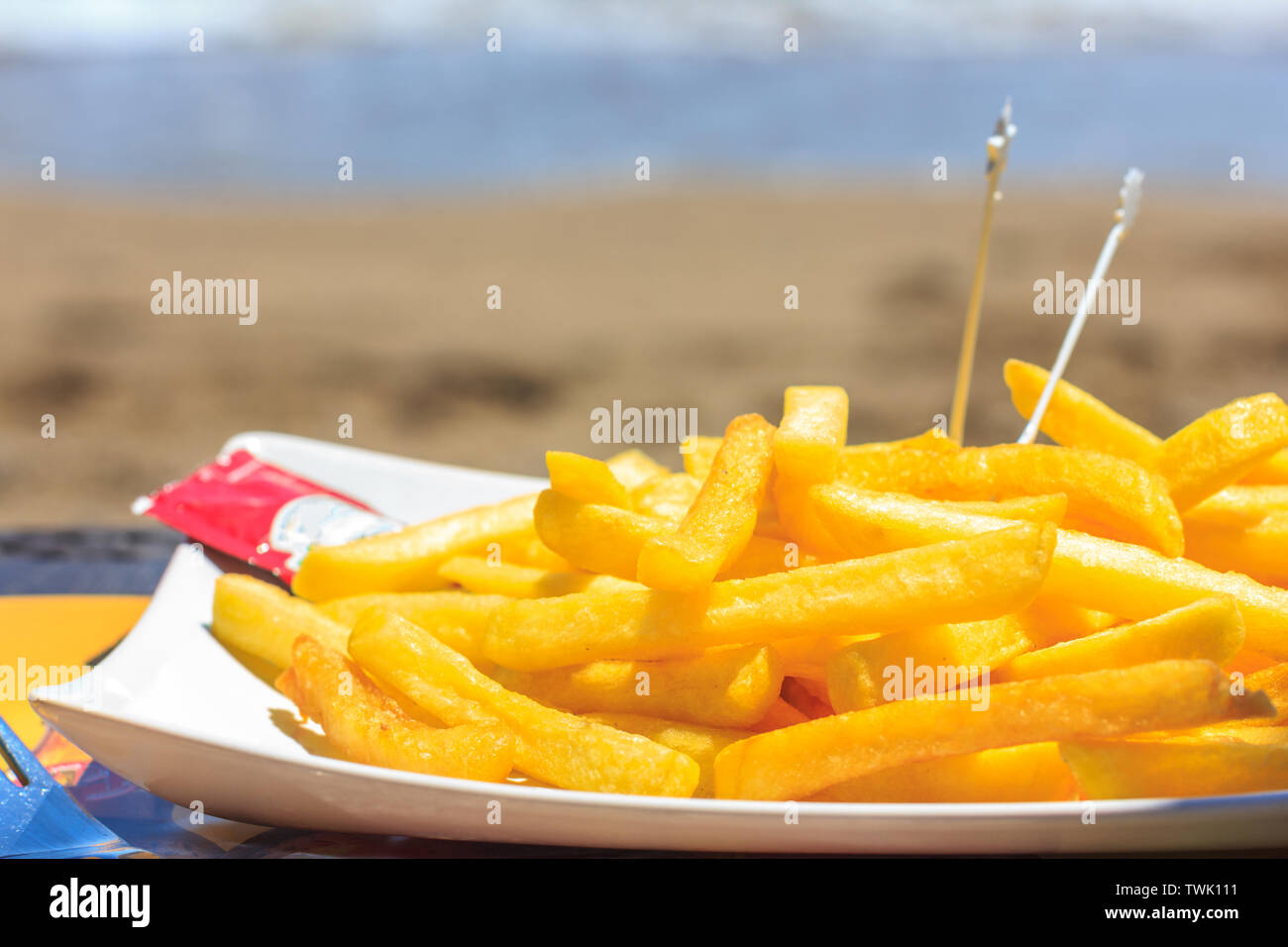 Beach Fries High Resolution Stock Photography and Images - Alamy