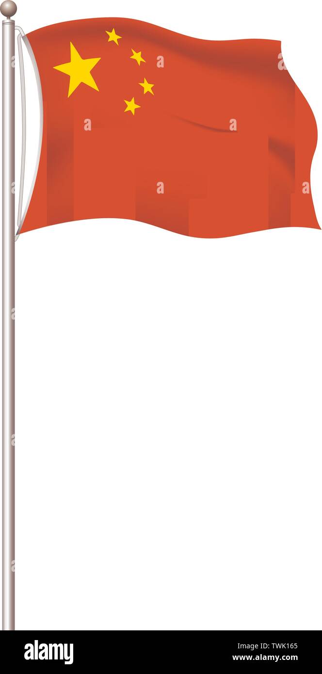 World flags. Country national flag post transparent background. China ...