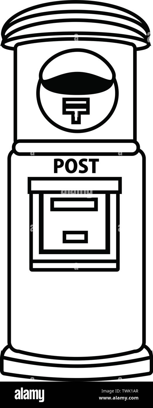 This is an illustration of post boxes around the world Stock Vector ...